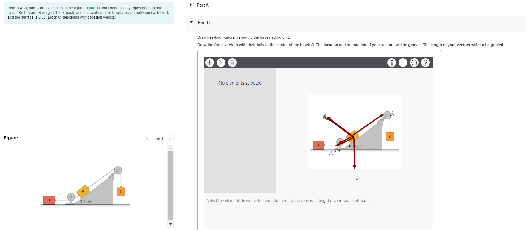 Solved Blocks A,B, and C are placed as in the figure(Figure | Chegg.com