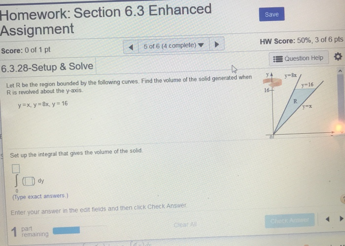 Solved Save Homework Section 6 3 Enhanced Assignment Score