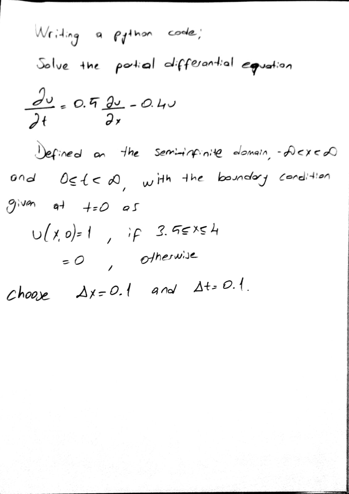 Solved Writing a Pfthon code: Solve the potial differantial | Chegg.com