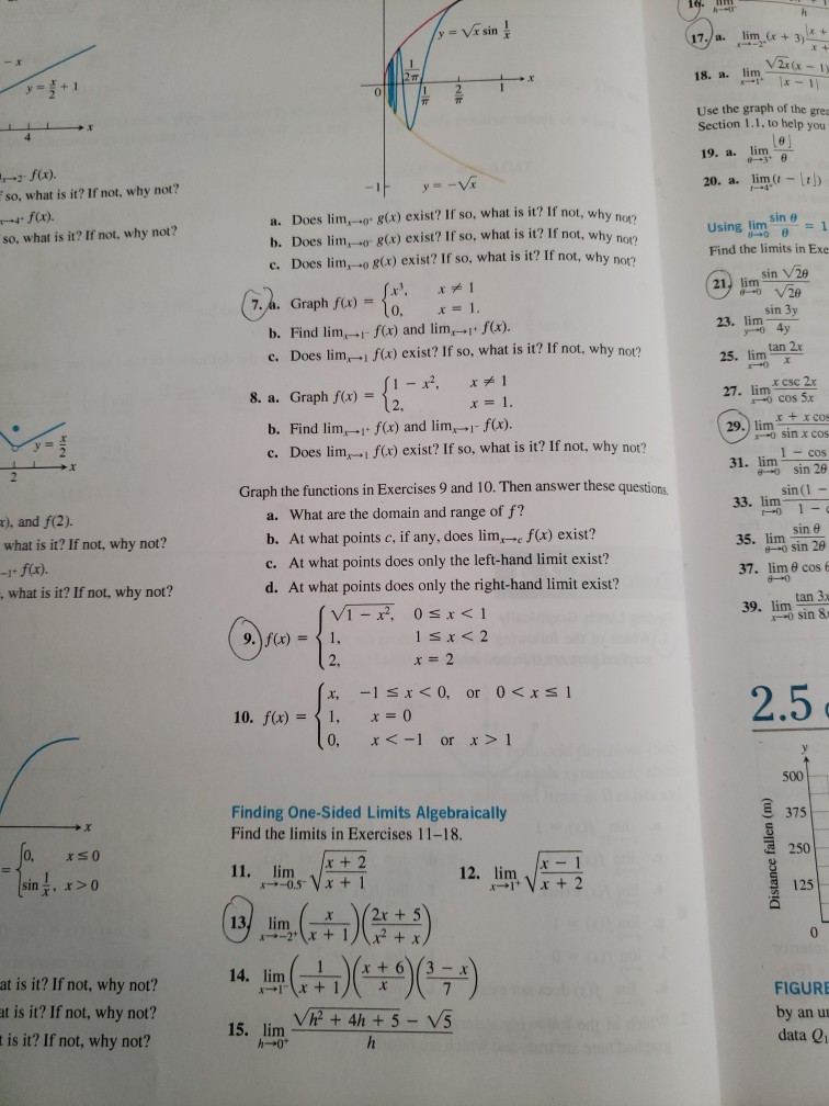 Solved Exercises 2. T Finding Limits Graphically 1. Which of | Chegg.com Solved Exercises 2. T Finding Limits Graphically 1. Which of | Chegg.com