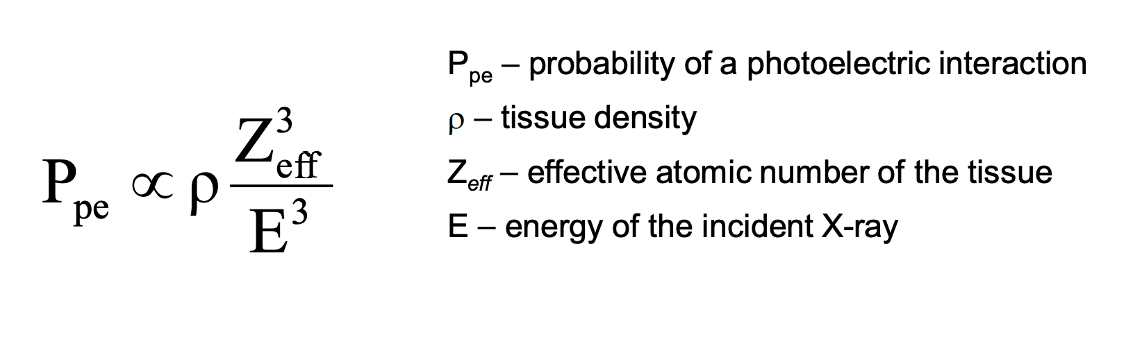 Solved Effective atomic number of tissue ~7.4, bone ~ 13.8 | Chegg.com