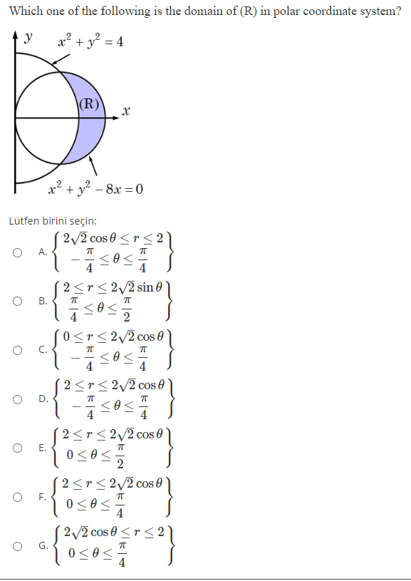 Solved Which one of the following is the domain of (R) in | Chegg.com