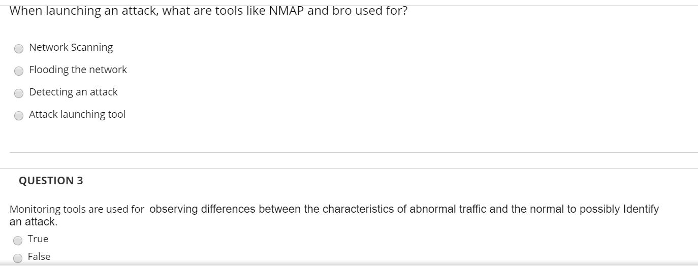 Solved When launching an attack, what are tools like NMAP | Chegg.com