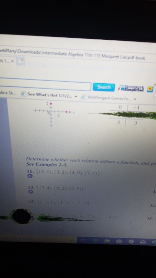 Solved wetiffany Downloaddntermediate Algebra 11th 11E | Chegg.com