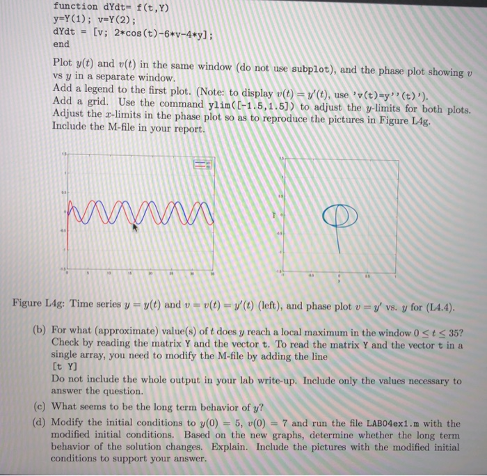 Solved I. (a) Modify the script ex-with-2eqs to solve the | Chegg.com