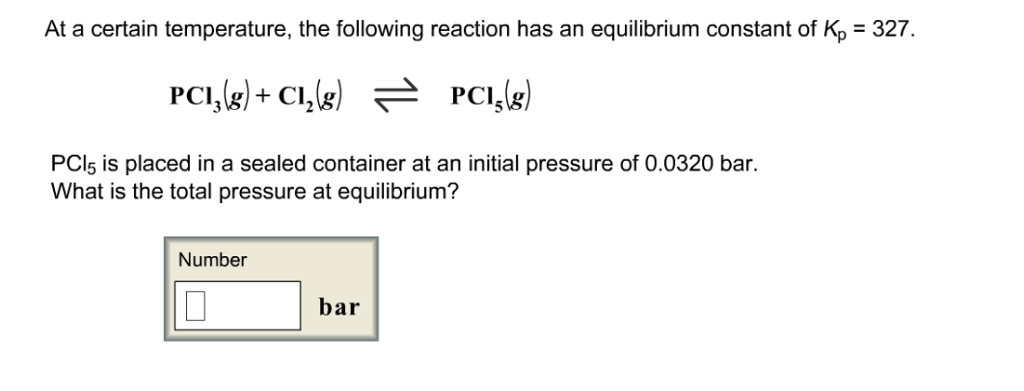 Solved At a certain temperature, the following reaction has | Chegg.com