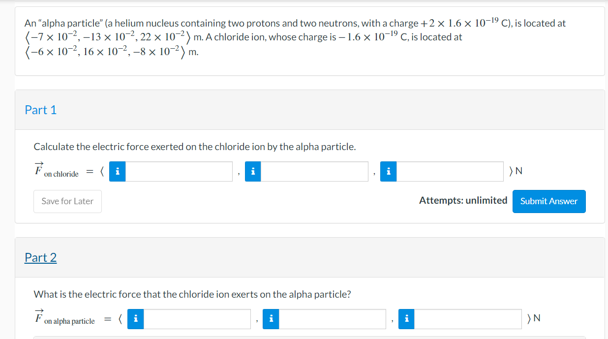 Solved An "alpha particle" (a helium nucleus containing two | Chegg.com