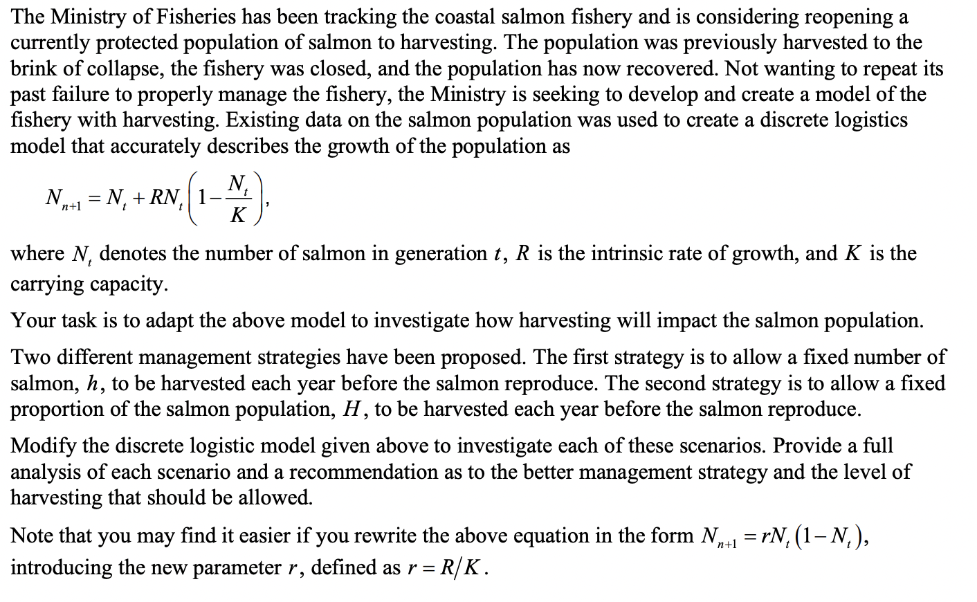 Solved Mathematical Modeling Scenario Please include as much | Chegg.com