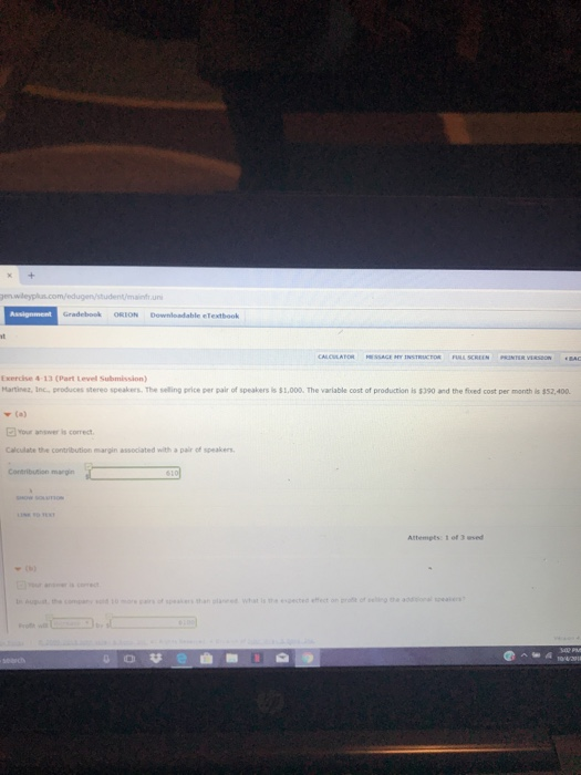Solved elextbook Exercise 4 13 (Part Level Submission) | Chegg.com