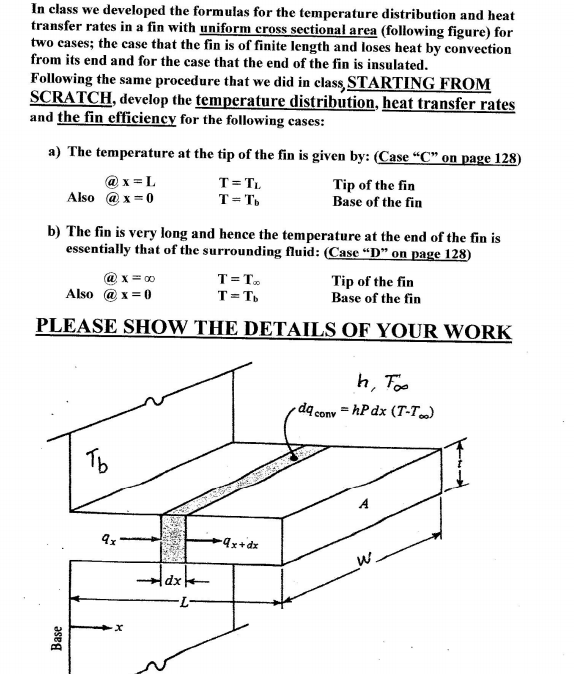 Solved B TABLE 3.4 Temperature distributions and heat rates | Chegg.com