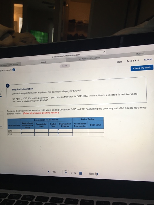 Solved Help Save & Exit Submit 8 Homework Check my work | Chegg.com
