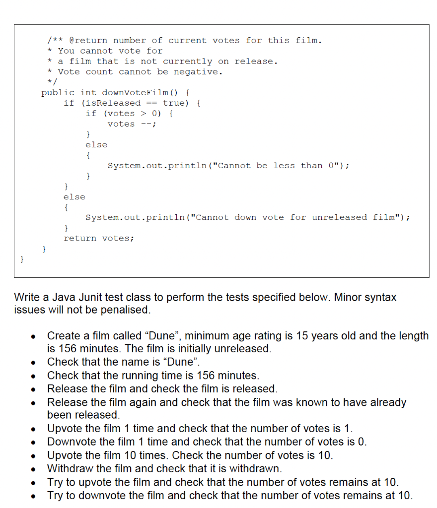 Solved d) A Java class has been developed to represent a | Chegg.com