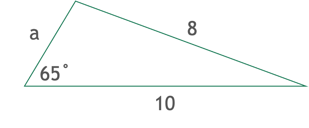 Solved Solve for the value of a in the triangle. | Chegg.com Solved Solve for the value of a in the triangle. | Chegg.com