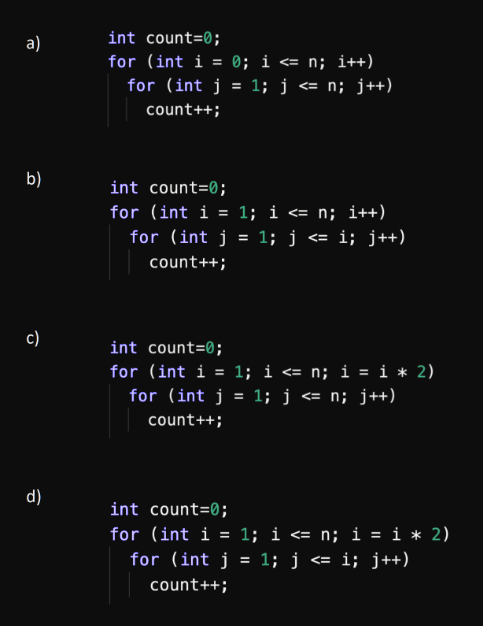 Solved Hi, I need to find the computational complexity | Chegg.com