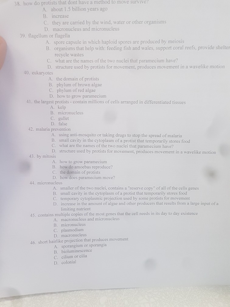 Solved mitochondrial DNA A. Scientific study of patterns in | Chegg.com