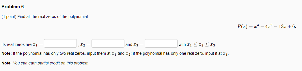 Solved Problem 2. (1 point) Consider the quadratic equation | Chegg.com