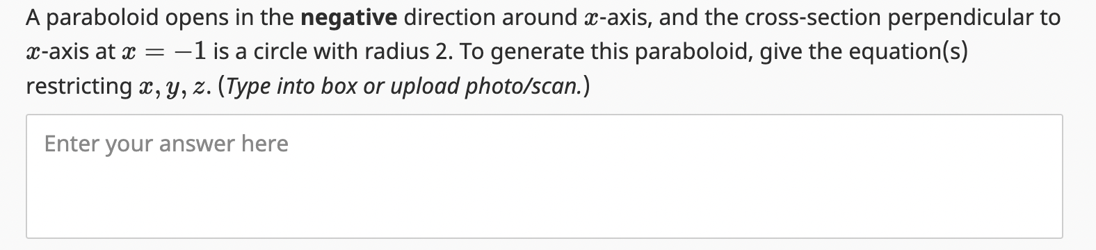 Solved The vector r=xi+yj+zk is in 3-D with its tail at the | Chegg.com
