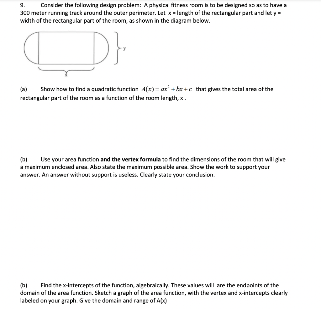 Solved 9. Consider the following design problem: A physical | Chegg.com