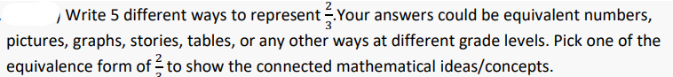 Solved Write 5 different ways to represent your answers | Chegg.com
