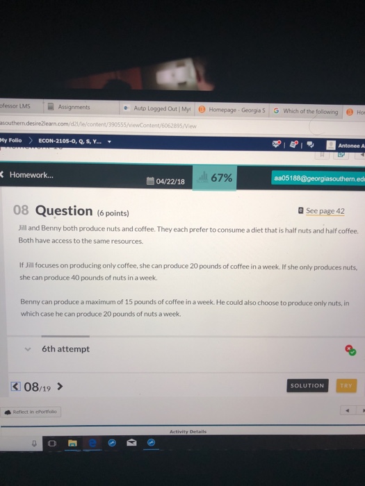 Solved ofessor LMS Assignments | Chegg.com