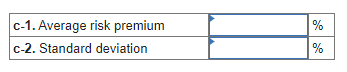 Solved c-1. Calculate the observed risk premium in | Chegg.com