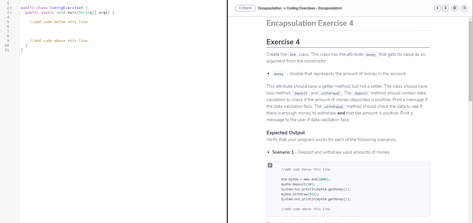 Solved //add class definitions below this line 1 2 Collapse | Chegg.com