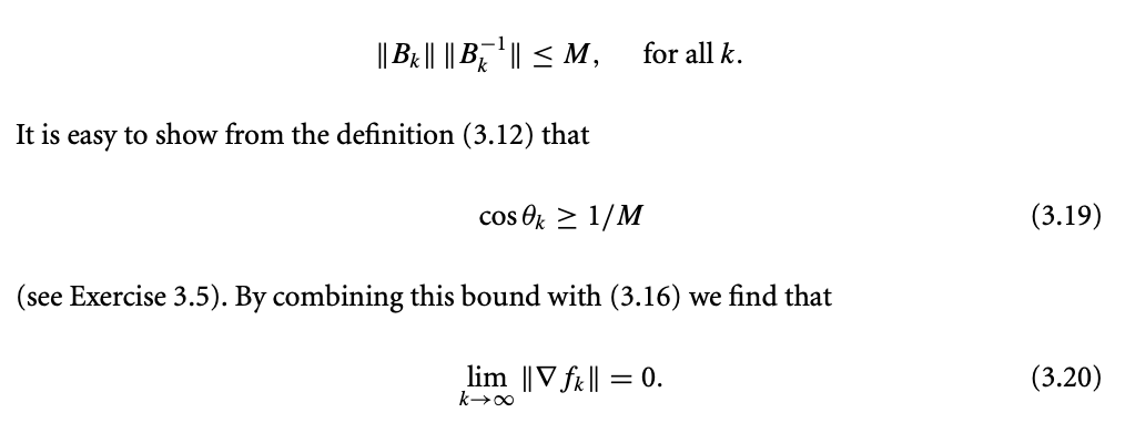 Solved This is under line search methods of the textbook | Chegg.com