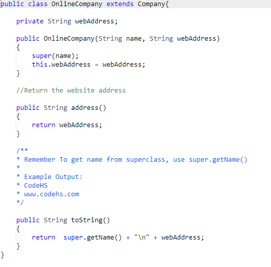 Solved For this problem, we are going to revisit the Online | Chegg.com