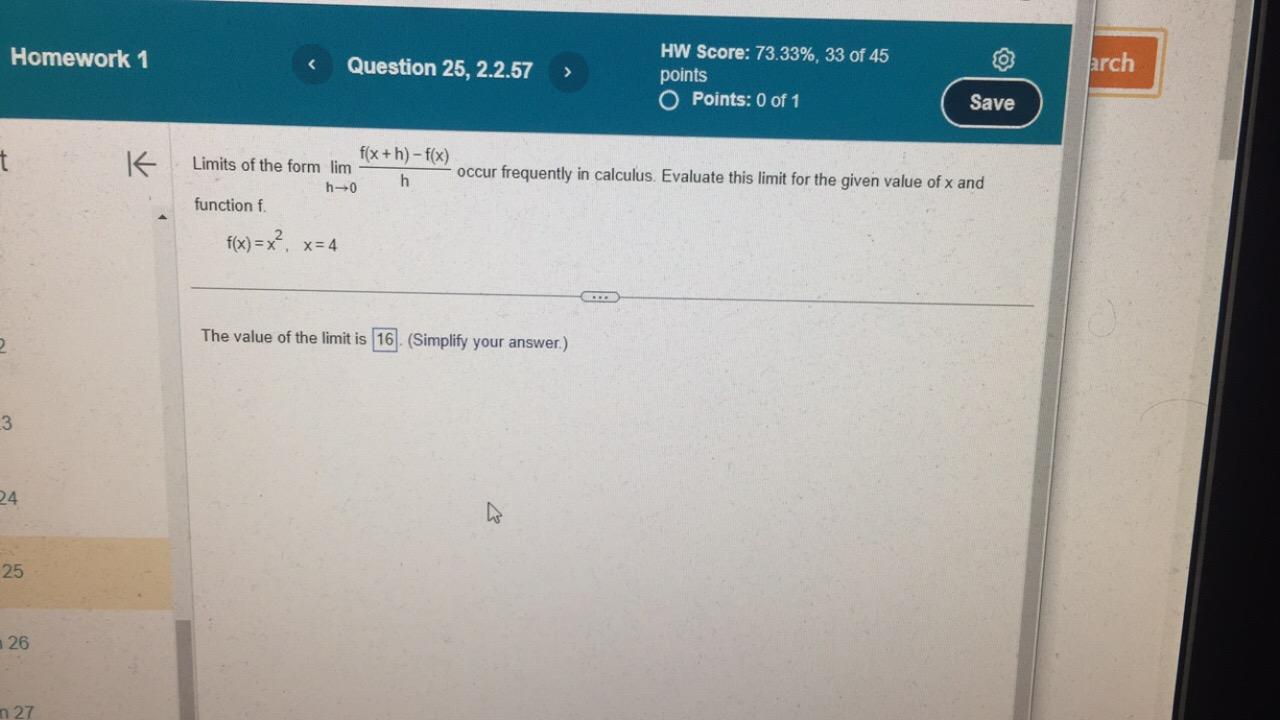 Solved Limits of the form limh→0hf(x+h)−f(x) occur | Chegg.com