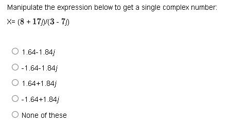 Solved Manipulate the expression below to get a single | Chegg.com