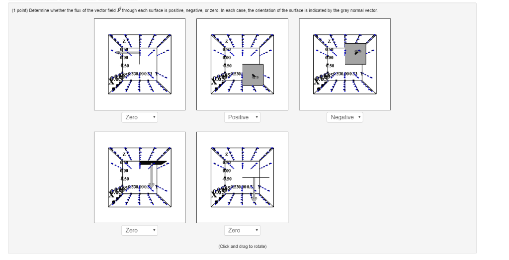 Solved (1 point) Determine whether the flux of the vector | Chegg.com