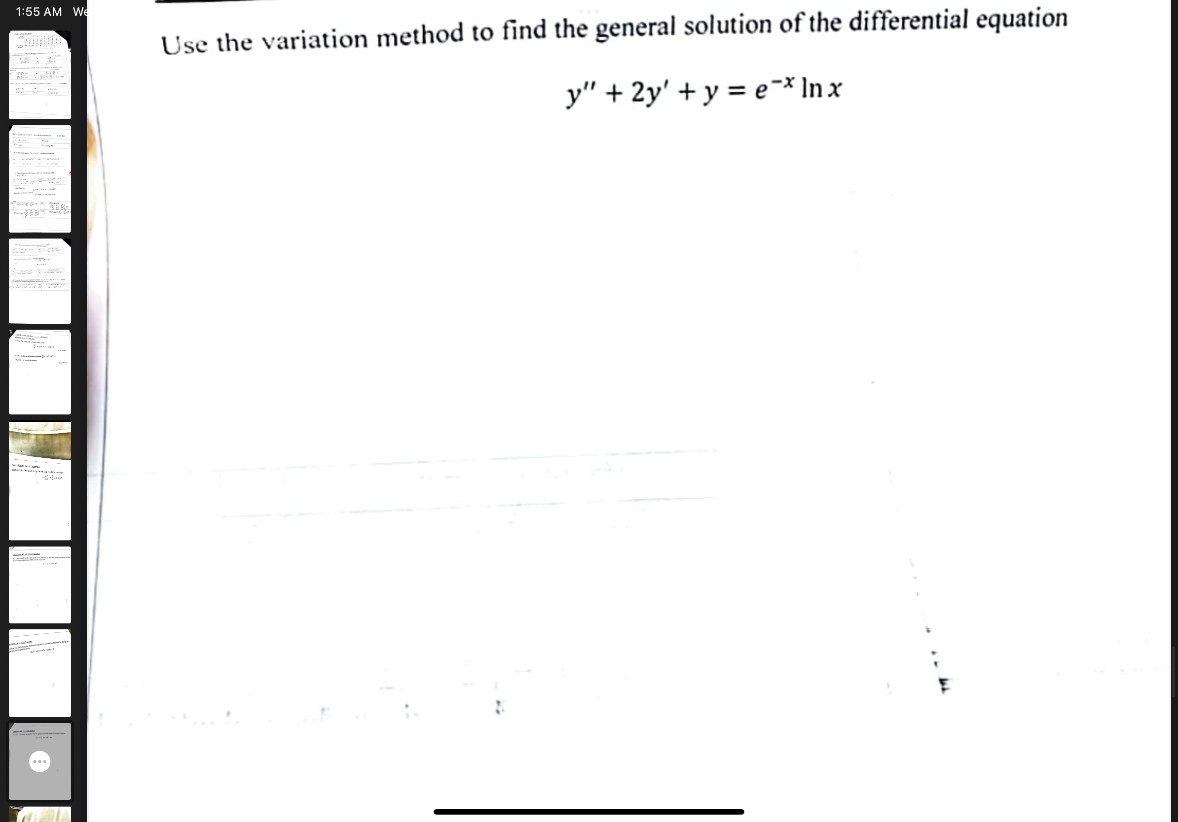 Solved Determent the kind of equation and Find the solution | Chegg.com