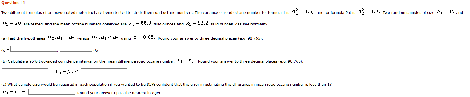 Solved Question 14 Two different formulas of an oxygenated | Chegg.com