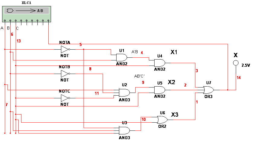 Solved Procedure #3 - Determine the binary digit output at | Chegg.com