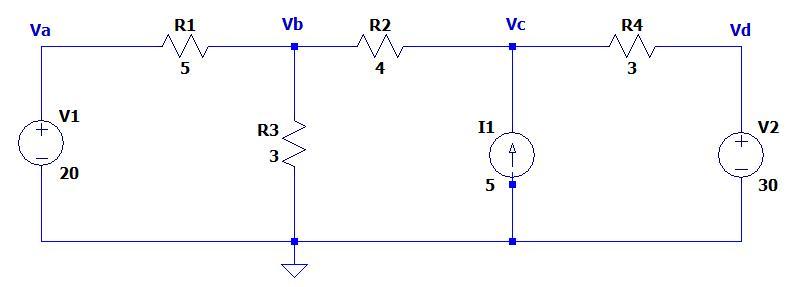 Solved Nodal Method Using the LTspice XVII and the given | Chegg.com