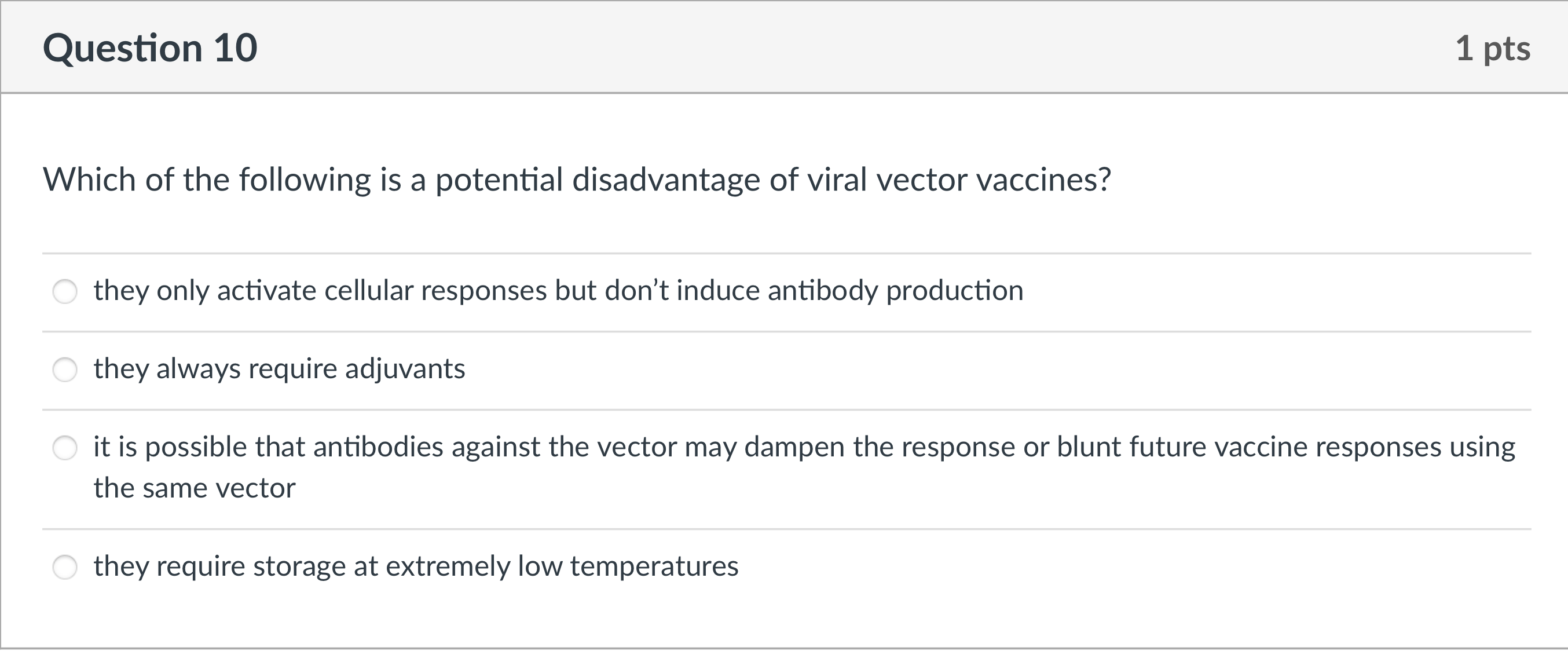 Solved Which of the following is a potential disadvantage of | Chegg.com