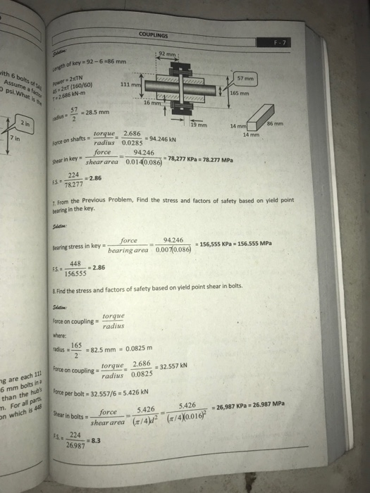Solved Coupling (Machine Design) question 11 | Chegg.com Solved Coupling (Machine Design) question 11 | Chegg.com