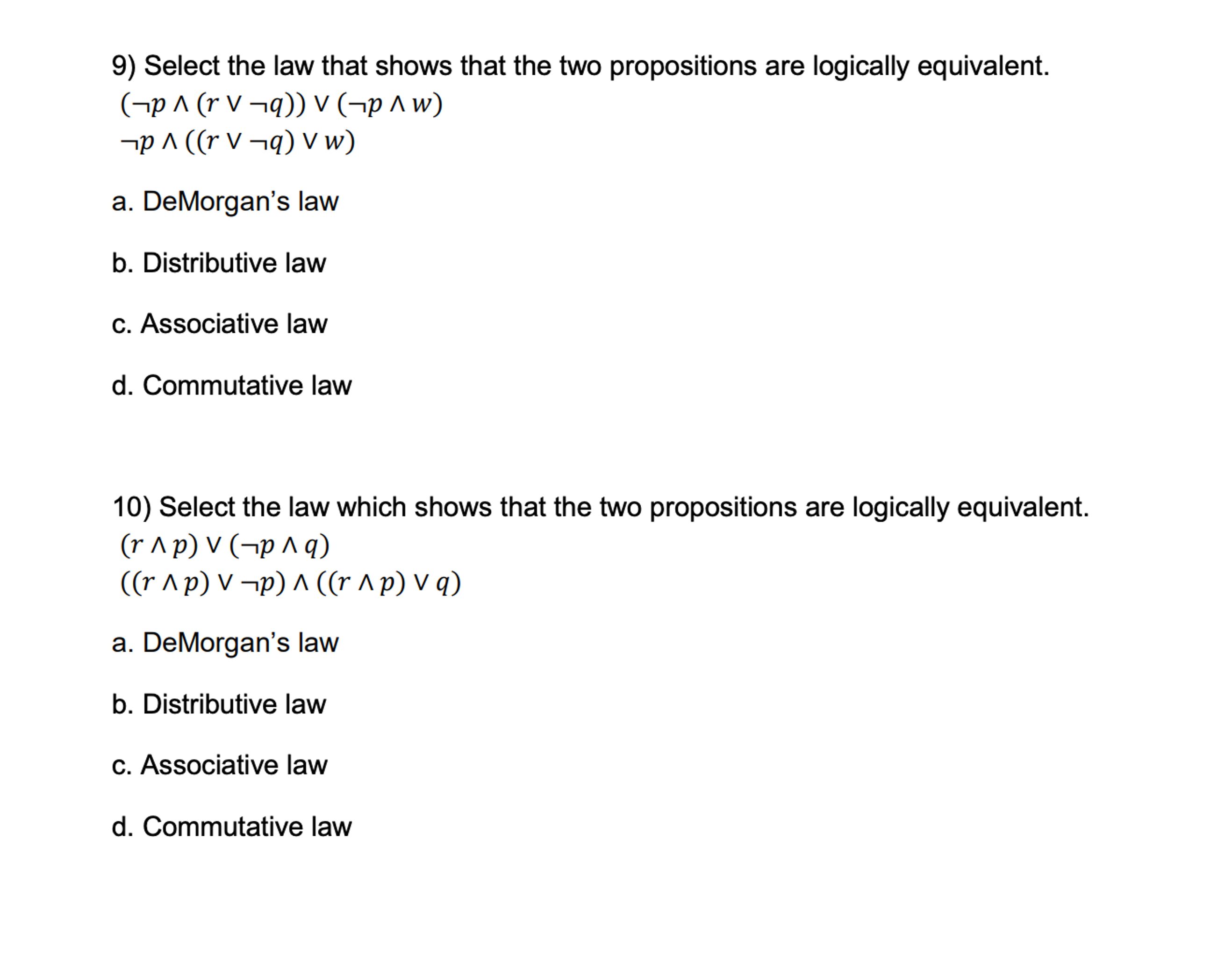 Solved p=T,q=T.Write the correct truth value for the | Chegg.com