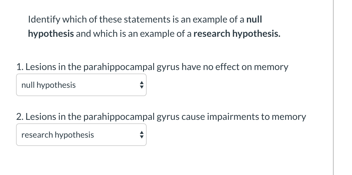 Solved: Identify Which Of These Statements Is An Example O... | Chegg.com