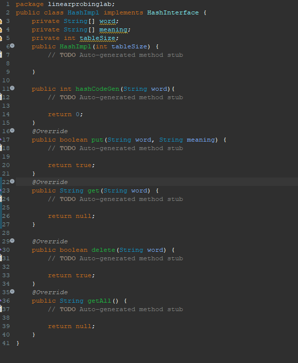 Solved package linearprobinglab; import java.util.Scanner; | Chegg.com