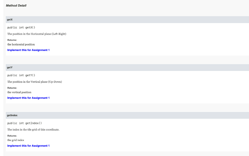 Solved Class Coordinate Object Coordinate public class | Chegg.com