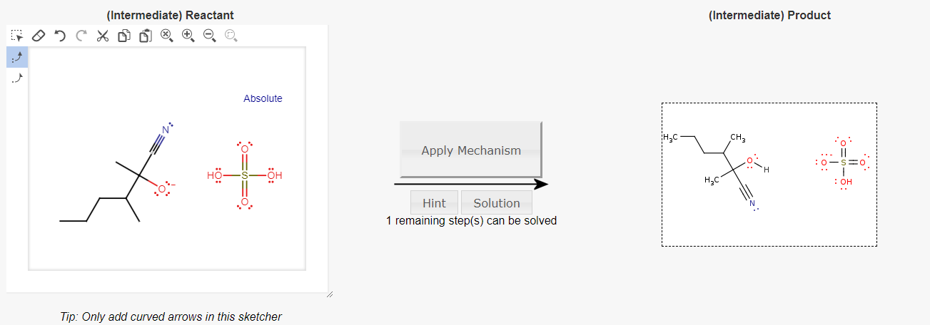 Solved (Intermediate) Product (Intermediate) Reactant % 0 | Chegg.com