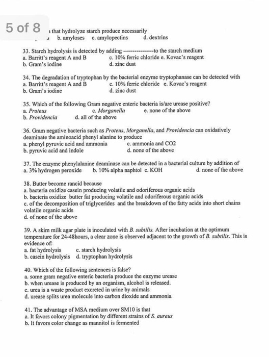 Solved Starch hydrolysis is detected by adding _____ to the | Chegg.com
