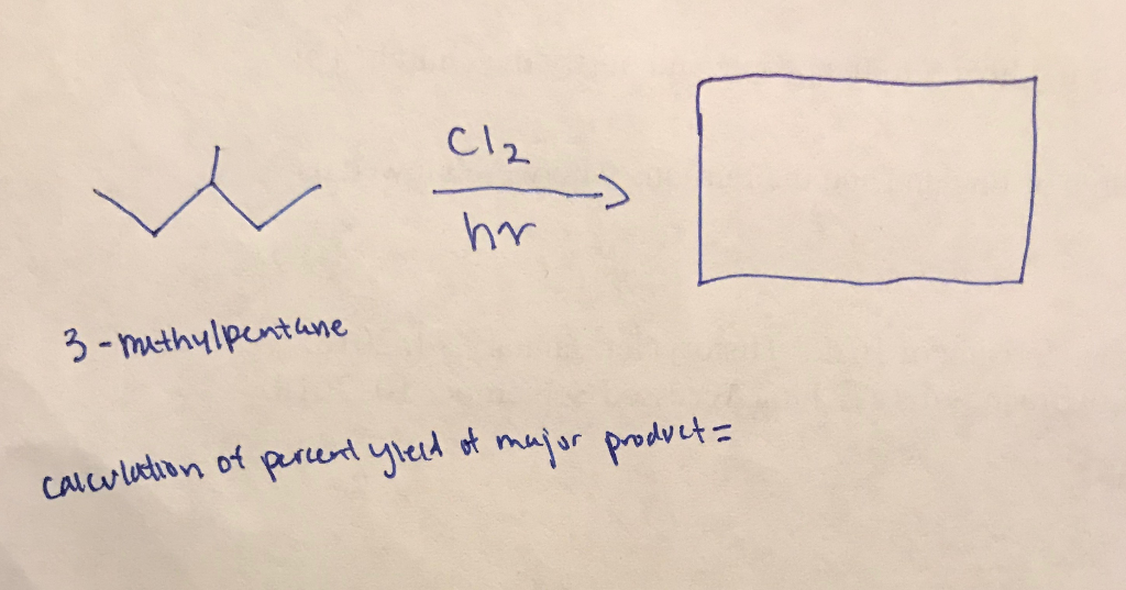 Solved Draw the major product of the monochlorination | Chegg.com