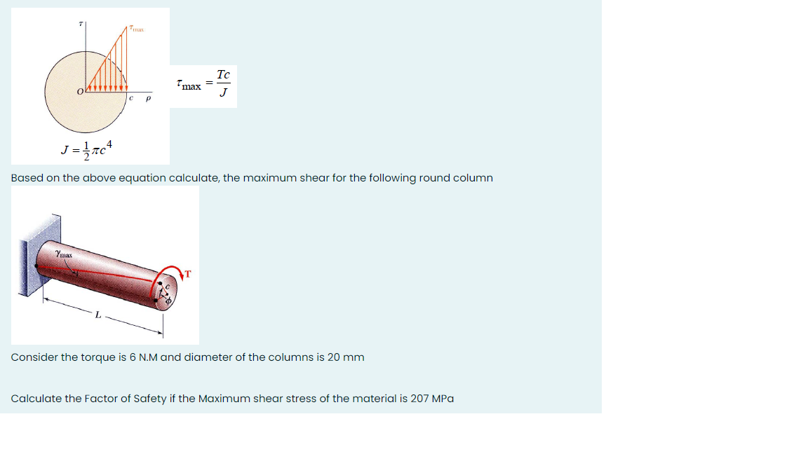 Solved Tmax = TC J J =ždc4 Based on the above equation | Chegg.com