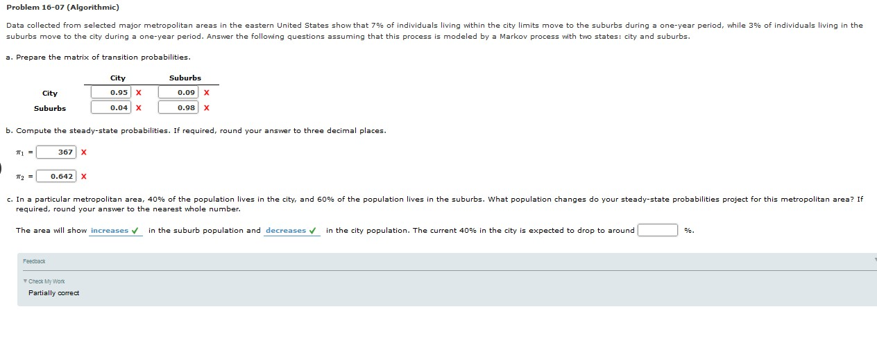 Solved Problem 16-07 (Algorithmic) Data collected from | Chegg.com