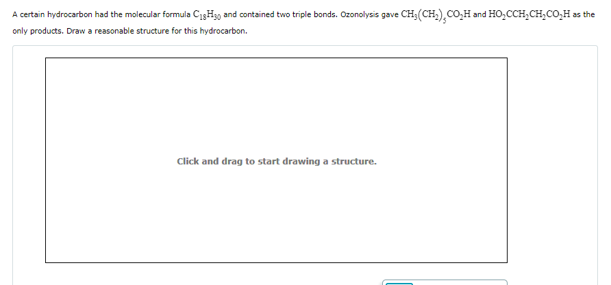 Solved A certain hydrocarbon had the molecular formula | Chegg.com