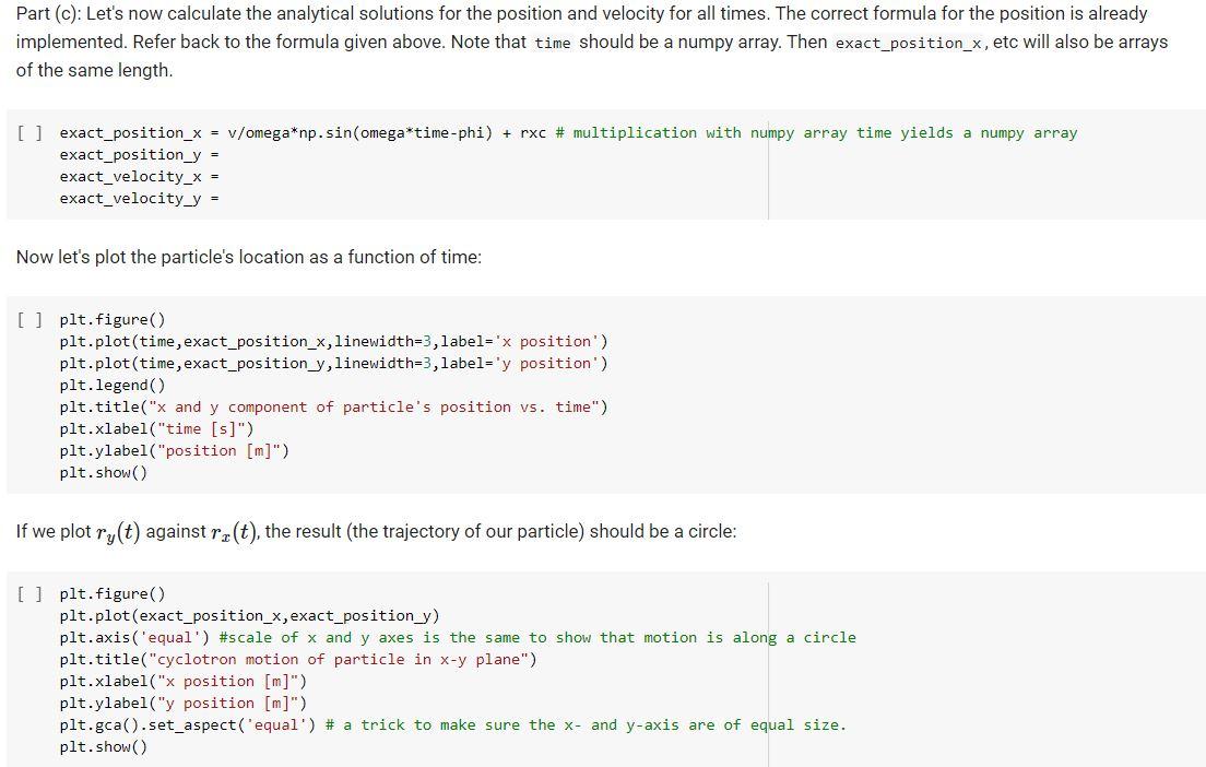 Part (b): Calculate values from the input | Chegg.com