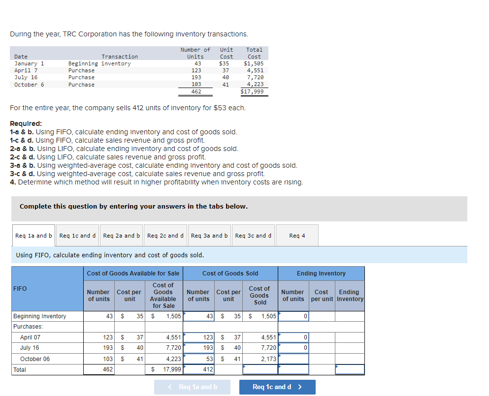 Solved During the year, TRC Corporation has the following | Chegg.com