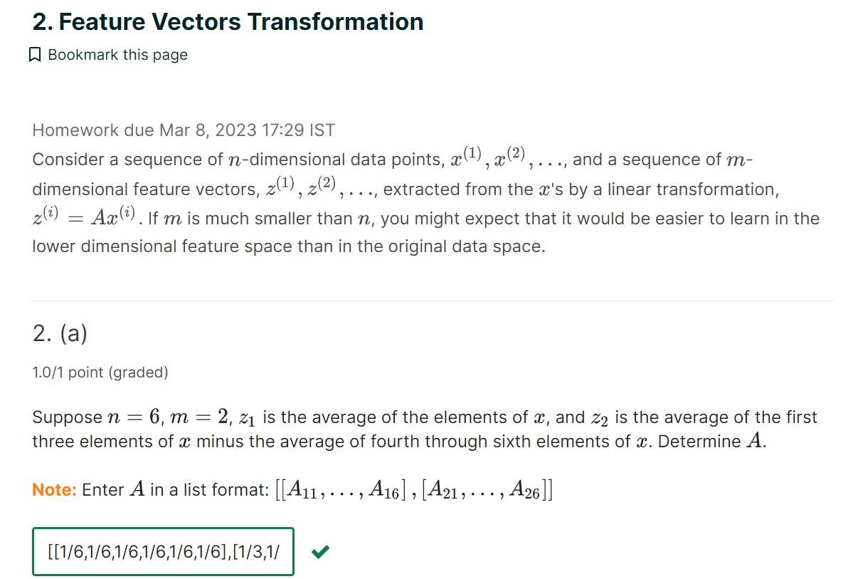 Solved Homework Due Mar 8 2023 1729 Ist Consider A 